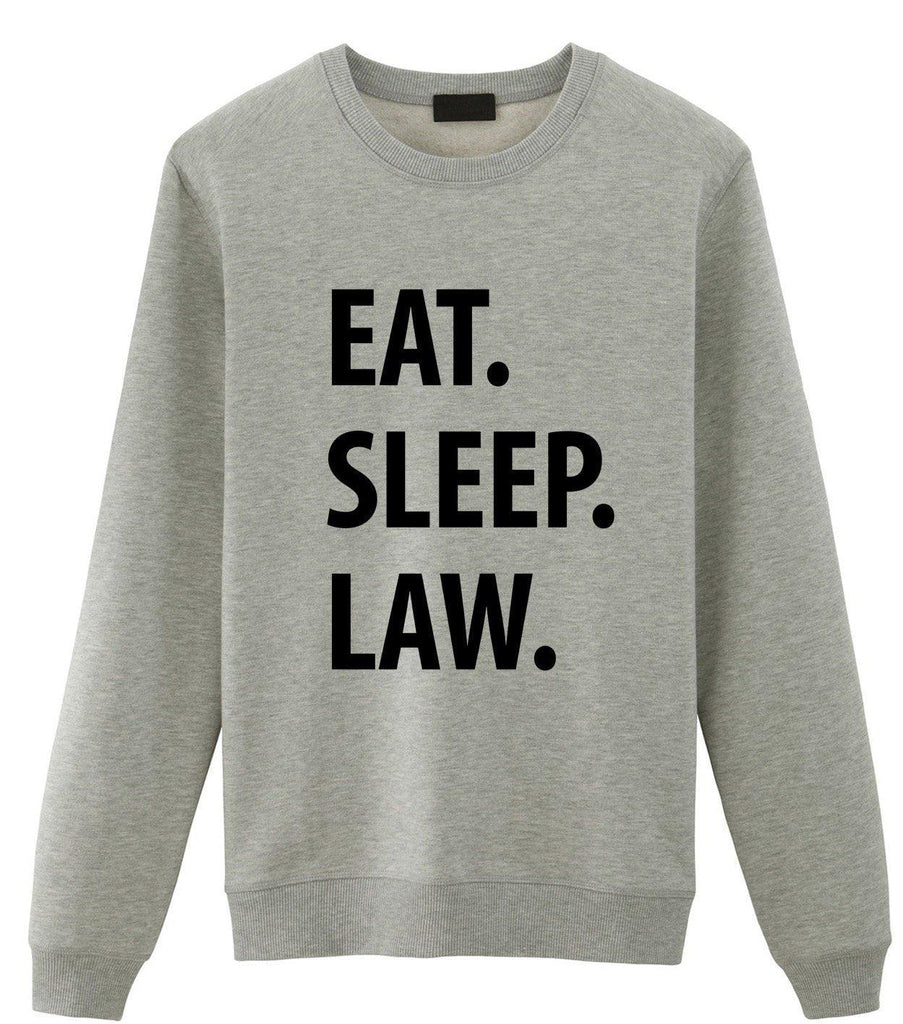 Law Sweater, Eat Sleep Law Sweatshirt | Gift for Law Students ...